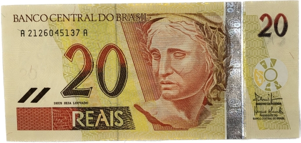 Cédula do Brasil - 20 reais - 2003 - C303 - 1a série