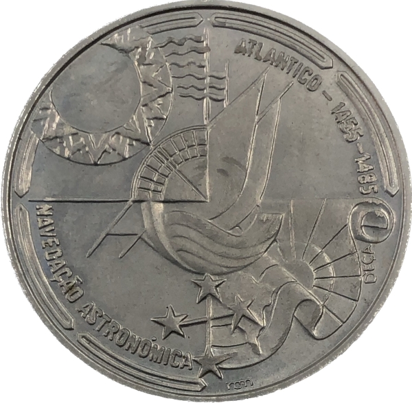 Moeda de Portugal - 100 escudos - 1990 - 34 mm - KM# 64