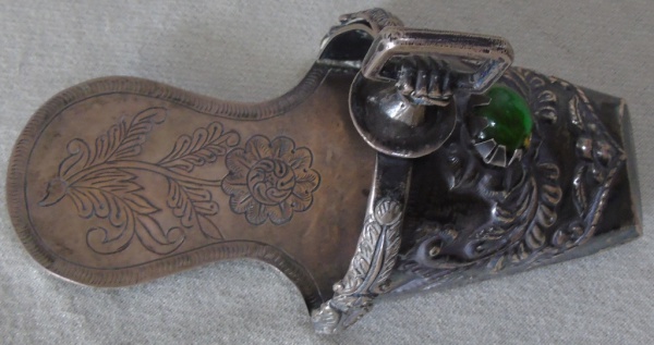 Antigo Estribo em prata peruana 925 -Peso 280 gr ,med,