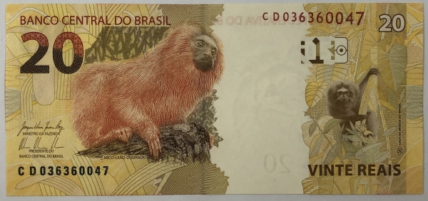 Cédula do Brasil - 5 Reais - 2003 - C275 - FE