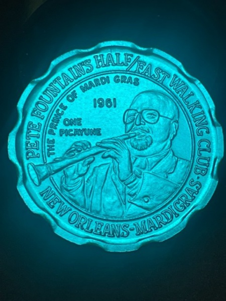 LINDO TOKEN MEDALHA DE ALUMINIO 42 mm ALTO RELEVO CARNA