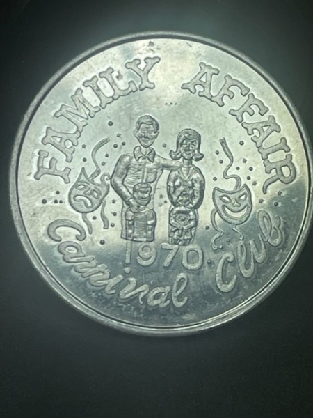 LINDO TOKEN MEDALHA DE ALUMINIO 42 mm ALTO RELEVO CARNA