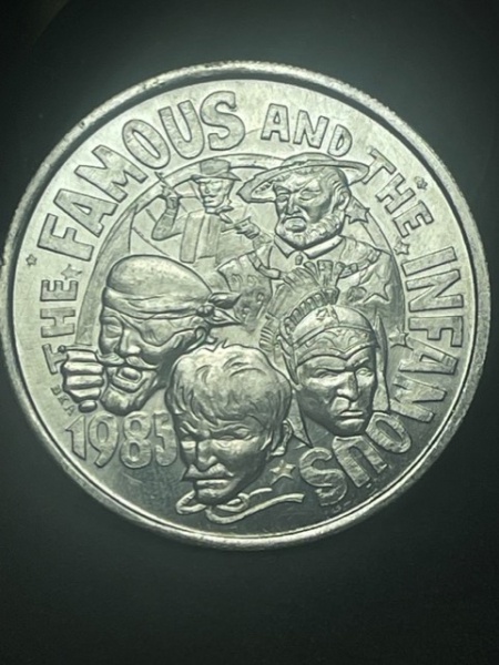 LINDO TOKEN MEDALHA DE ALUMINIO 42 mm ALTO RELEVO CARNA