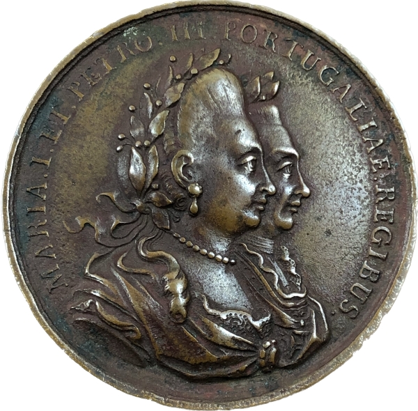 Medalha de Portugal/Brasil - 1779 - Dona Maria I e Dom