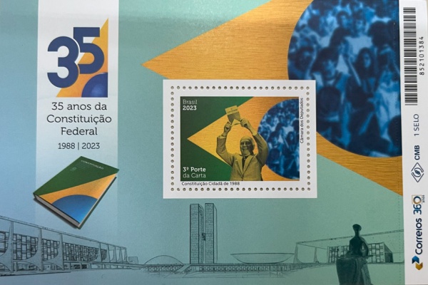 LANÇAMENTO BLOCO DO BRASIL ANO 2023 35 ANOS DA CONSTITU