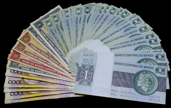 Cédula do Brasil - 50 cédulas do Brasil - MBC/SOB a FE