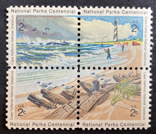 Estados Unidos - Quadra se-tenant (997/1000) - Embarcaç