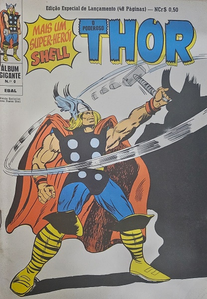 THOR - Álbum gigante nº 0, Editora Ebal, ano 1967 - mai