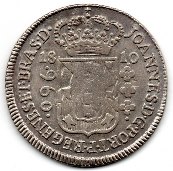 Brasil - Colônia - 960 Réis - 1810 - Bahia - Regenes
