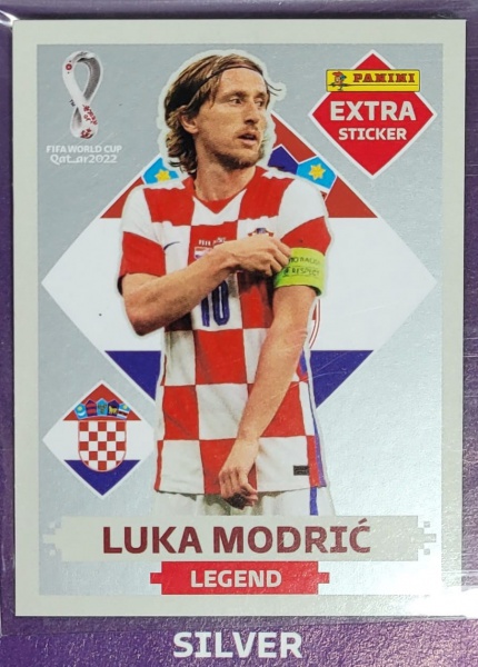 LANCE LIVRE - LUKA MODRIC PRATA - EXTRA LEGEND (Croácia