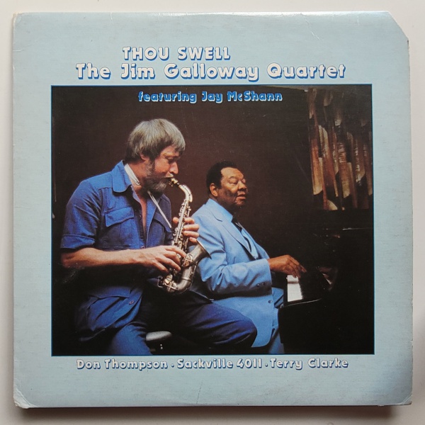 LP Jim Galloway Quartet, Thou Swell, Importado do Canad