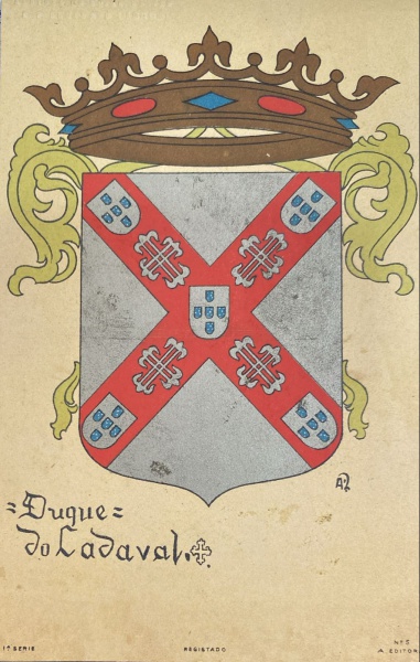 Colecionismo - Postal. "Duque do Cadaval". Não