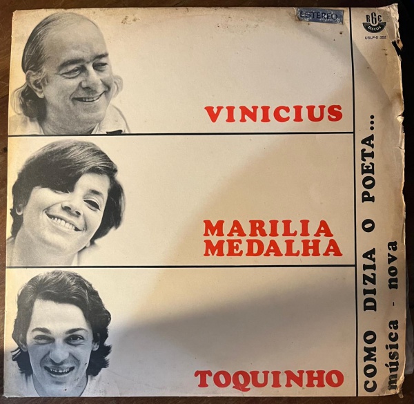 LP - VInicius, Marilia Medalha e Toquinho - Como Dizia