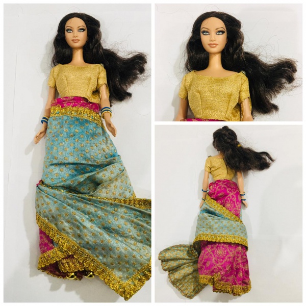 Boneca de coleção - barbie indiana, original. Mattel, 1