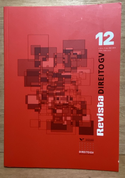 LIVRO - Revusta Direito GV 12 - 2010 - 650pg - brochura