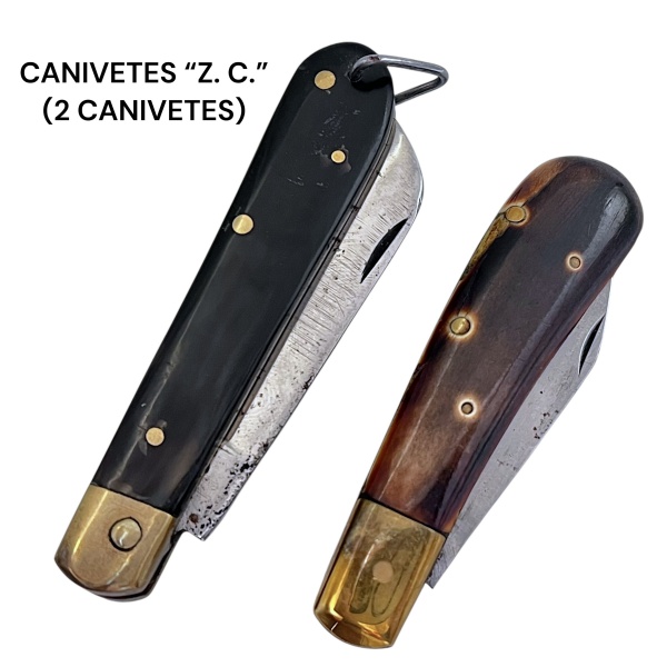 CANIVETES Z. C. (2 CANIVETES ARTESANAIS / CUNHOS ZC / M