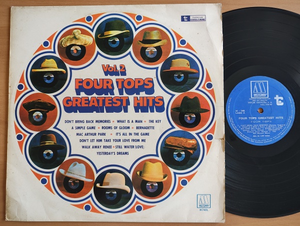 Four Tops Four Tops Greatest Hits Vol. 2 LP 1972 Brasi