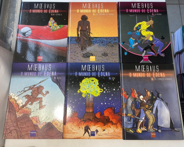 Coleção Moebius-O mundo de edema vol 1 na estrela- vol 2 os jardins de ...