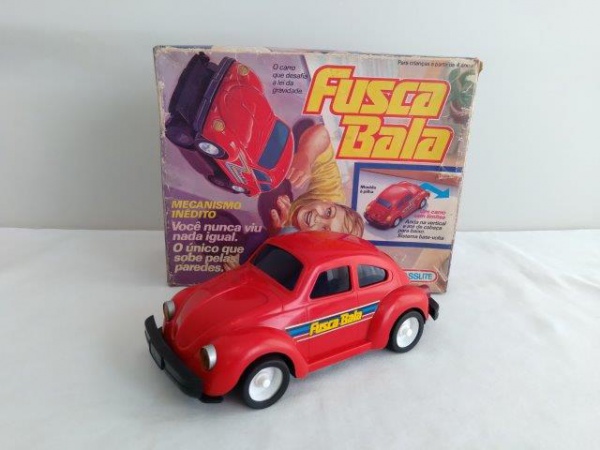 Brinquedo Antigo Fusca Bala Glasslite - Anos 80