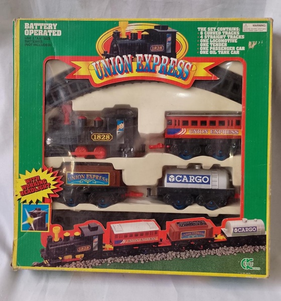 trenzinho Union Express, completo, muito bem conservado