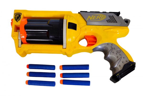 NERF - Lançador de dardos NStriks Maverick Rev-6 - acom