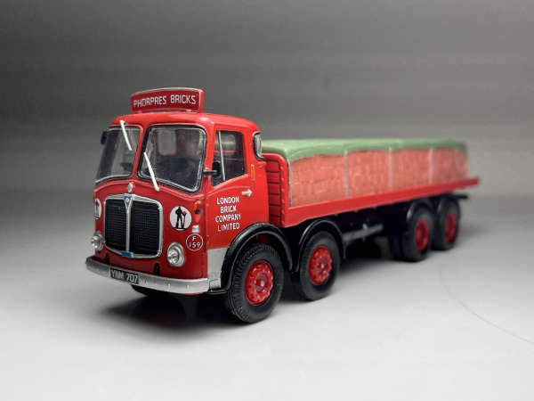 AEC MKV Vermelho - Corgi Escala 1/50 miniatura em Metal