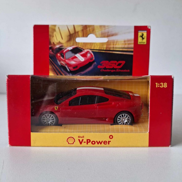 CARRINHO MINIATURA PROMOCIONAL SHELL V-POWER FERRARI 36
