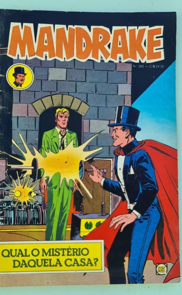 MANDRAKE : QUAL O MISTÉRIO DAQUELA CASA ? -N 292- EDITO