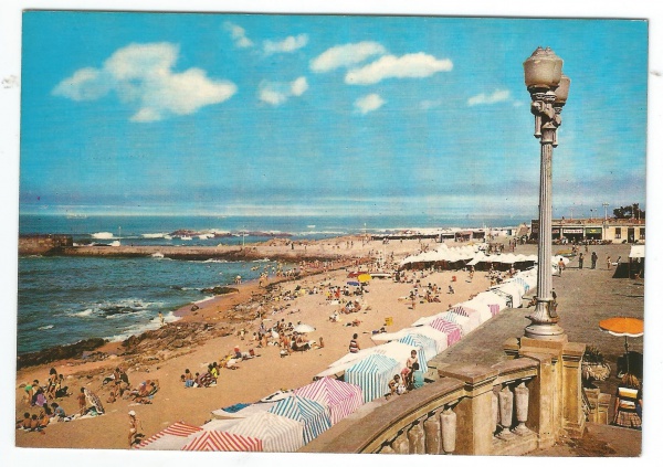 Cartão postal: Praia do Porto - Foz do Douro. MBC