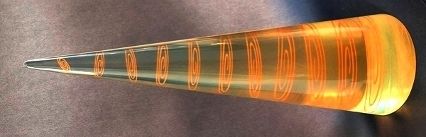 ABRAHAM PALATNIK Escultura cinética representando cone