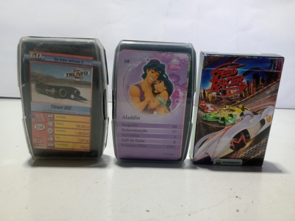 LOTE DE 3 CARDS COLECIONAVEIS ( SPEED RACER PETROBRAS