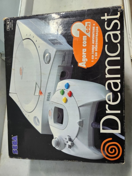 Caixa de Dreamcast, muito bem conservada original!
