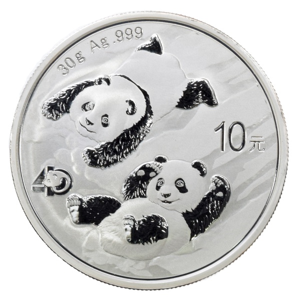 Moeda da China - 10 Yuan - (Aniversário de 40 anos da S