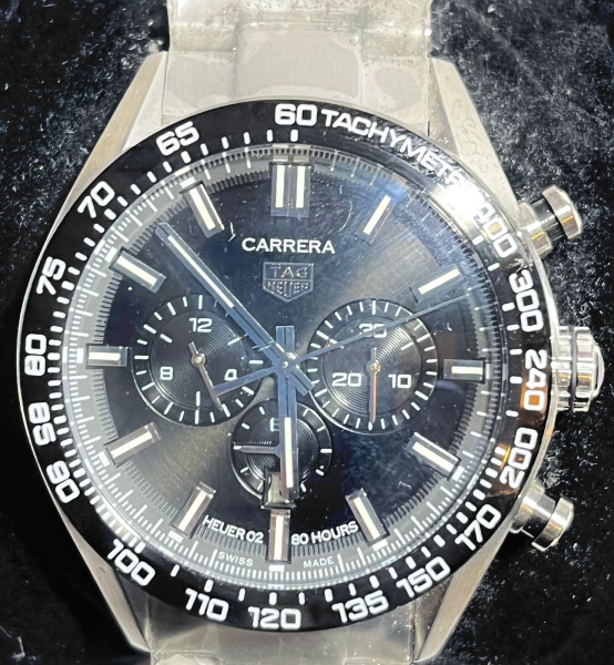 TAG HEUER (CARRERA) - "Chronograph" Elegante re