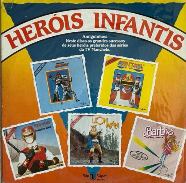 DISCO DE VINIL – Heróis Infantis – LP com músicas dos p