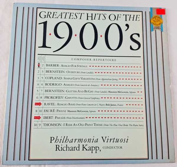 DISCO DE VINIL - GREATEST OF THE 1900`S PHILHARMONICA V