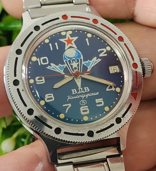 Relógio de pulso Vostok Boctoc Paraquedismo, Militar ,A