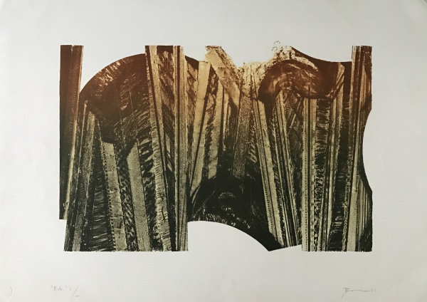 MARIA BONOMI - Litografia. Ano: 1983. `Edem`. Ed. 5/60.