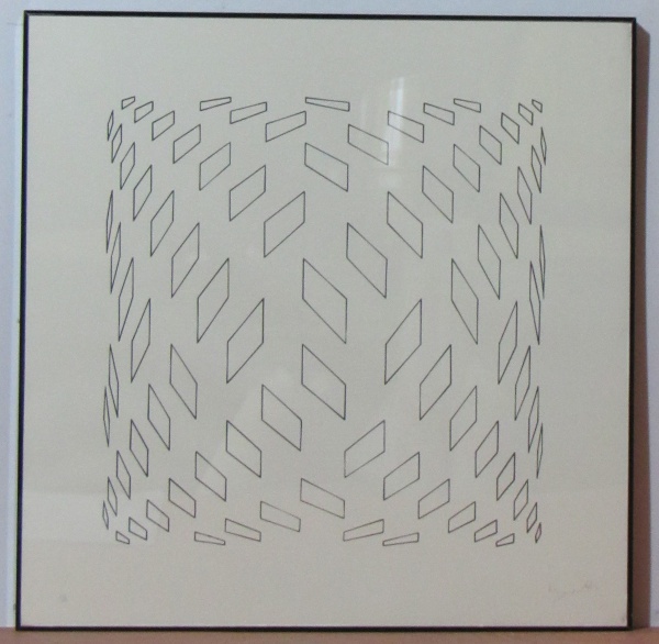 HÉRCULES BARSOTTI, gravura P/A. "Geométrico", m