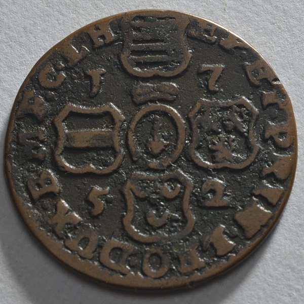 Liege, 1 Liard 1752. Muito bem conservada